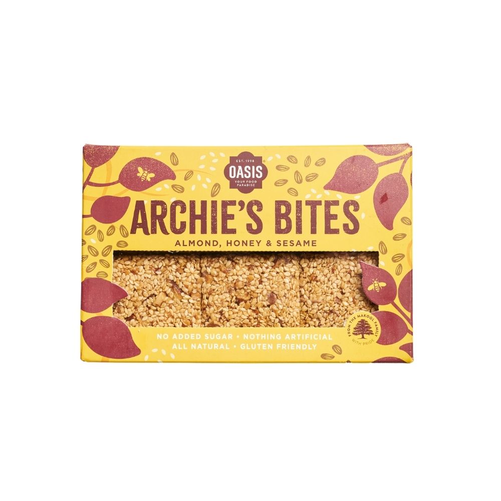 Oasis - Archie's bites, almond honey sesame 240g - Snacks | Oasis