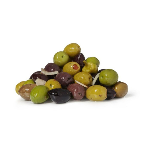 Marinated Pitted Mixed Olives 300G - olive | Oasis
