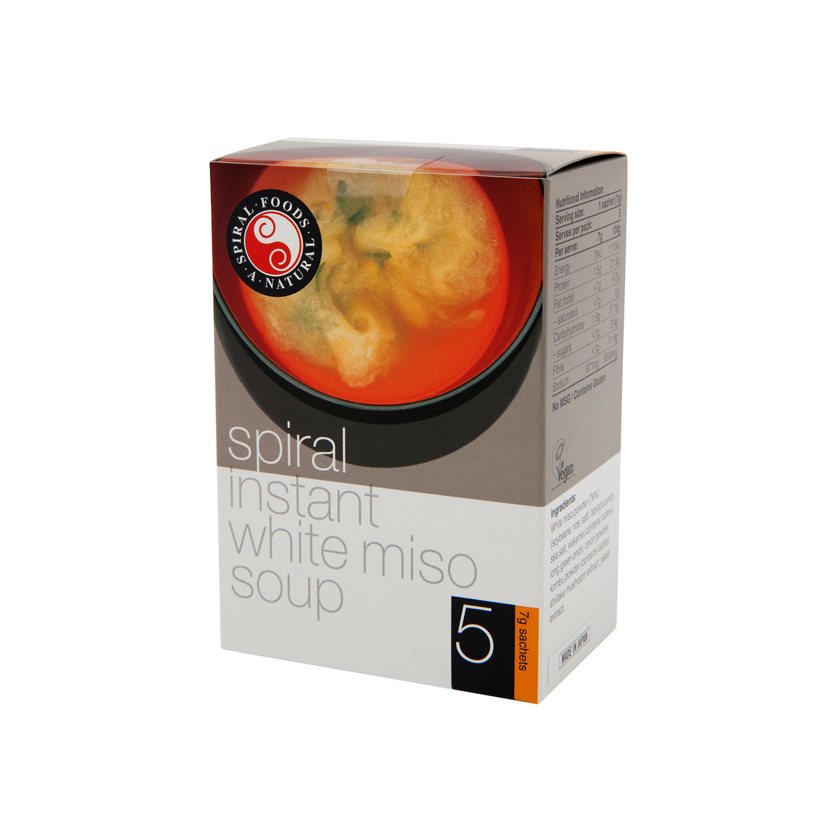 Spiral - instant white miso soup 5 x 7g sachets - Dry goods | Oasis